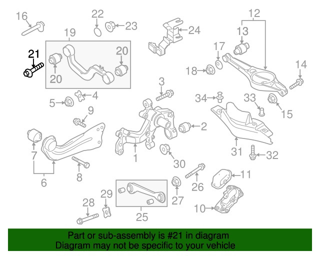 WHT000227 БОЛТ РАЗВАЛЬНЫЙ AUDI A3 (04-15), SKODA OCTAVIA (04-15 ...