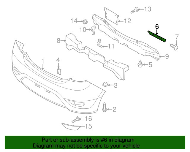 866131R200 Опорная планка панели бампера KIA HYUNDAI | Запчасти на DRIVE2
