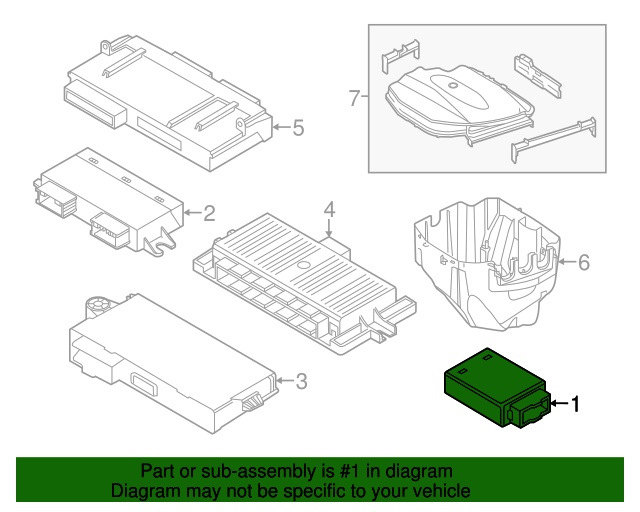 71606850497 Модуль подключ. э/оборудования прицепа BMW | Запчасти на DRIVE2