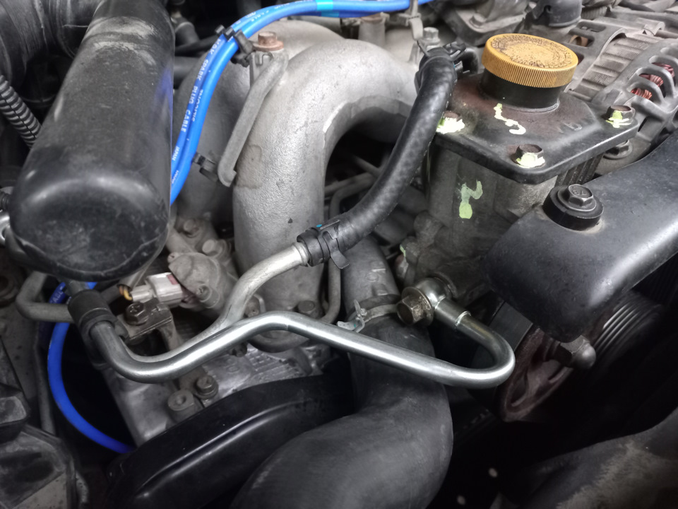 Новые шланги высокого/низкого давления и замена насоса ГУР. — Subaru ...