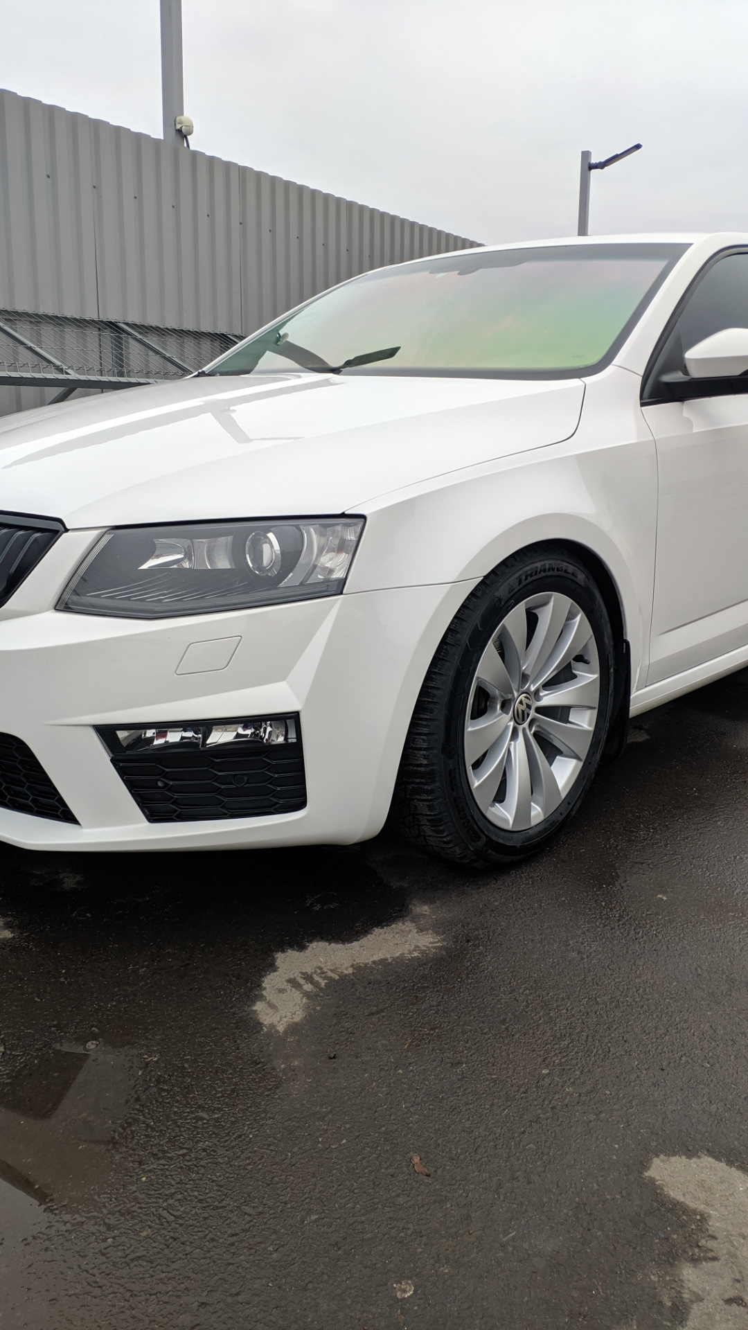 Vw phoenix + triangle pl01 — Skoda Octavia A7 Mk3, 1,8 л, 2014 года ...