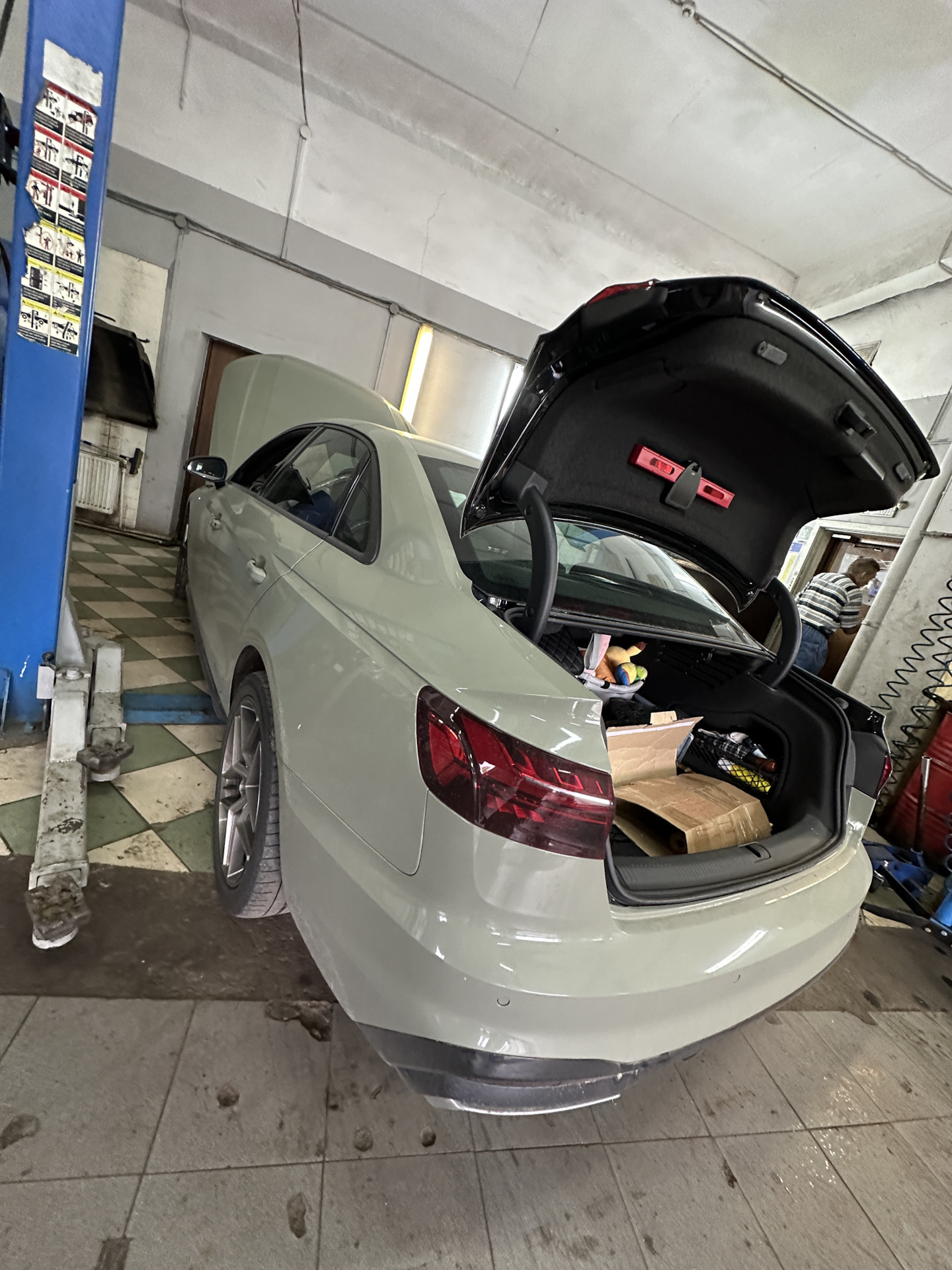 56. Bilstein/Eibach -30 — Audi A4 (B9), 2 л, 2021 года | тюнинг | DRIVE2