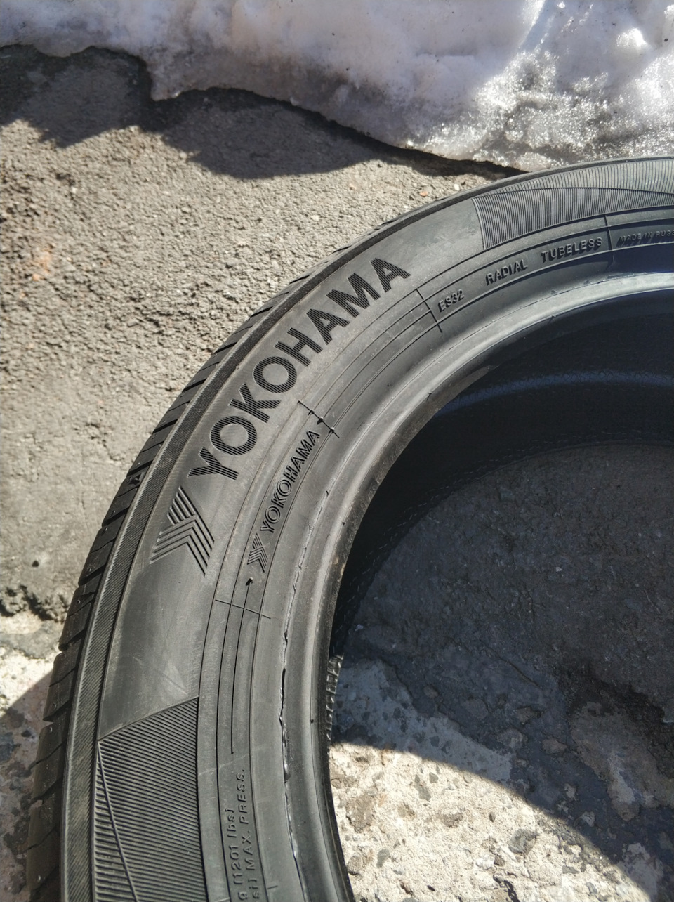 Новая летняя резина Yokohama BluEarth ES32 195/55 R16 — Toyota Camry ...