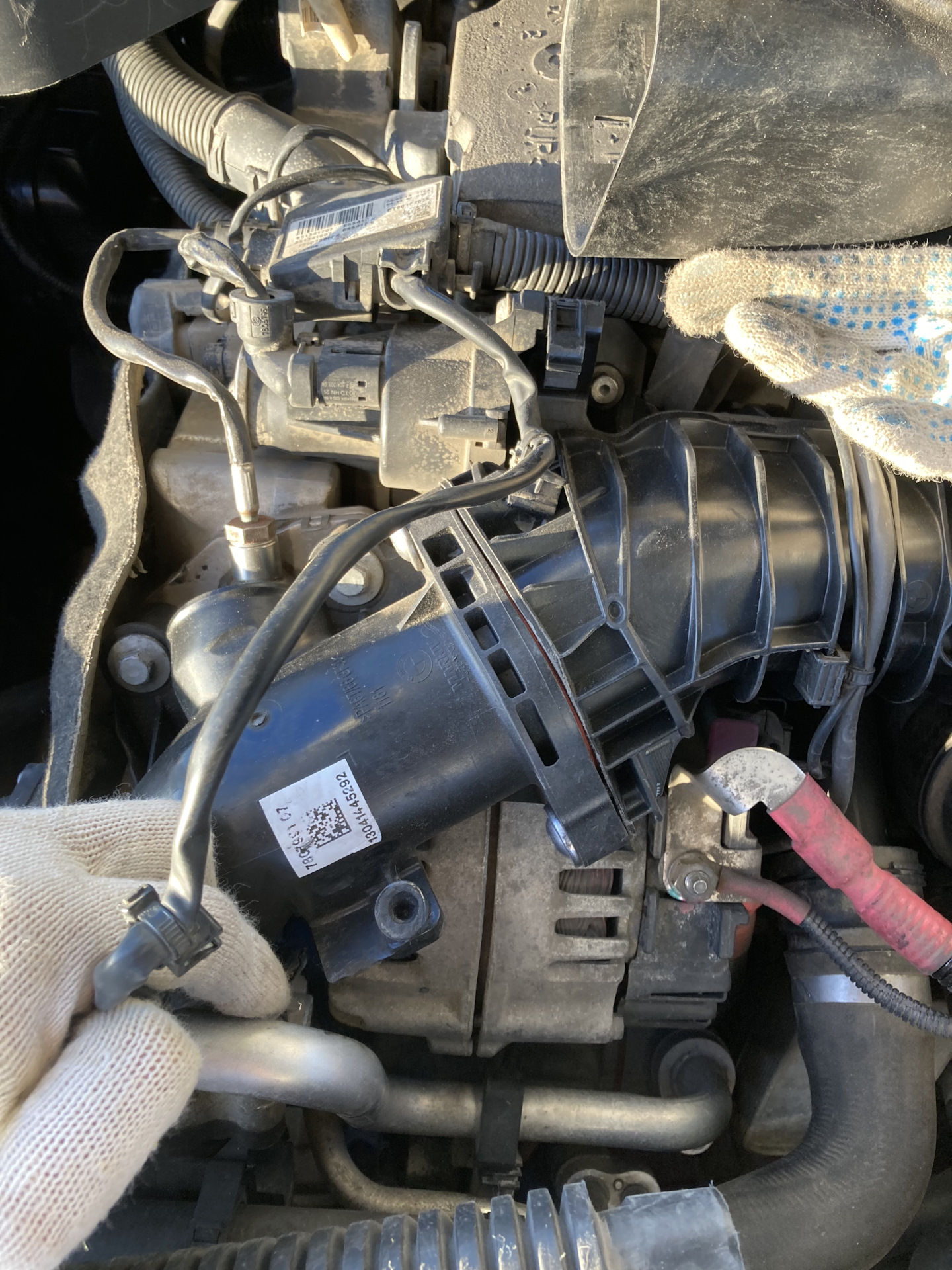 Вздрагивание (детонация) после глушения двигателя n47. И вопрос о жгуте ...