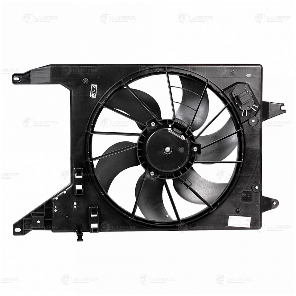 LFC0966 Электровентилятор охлаждения для автомобилей Logan (08-)/Largus (12-) A/C (с кожухом с ...