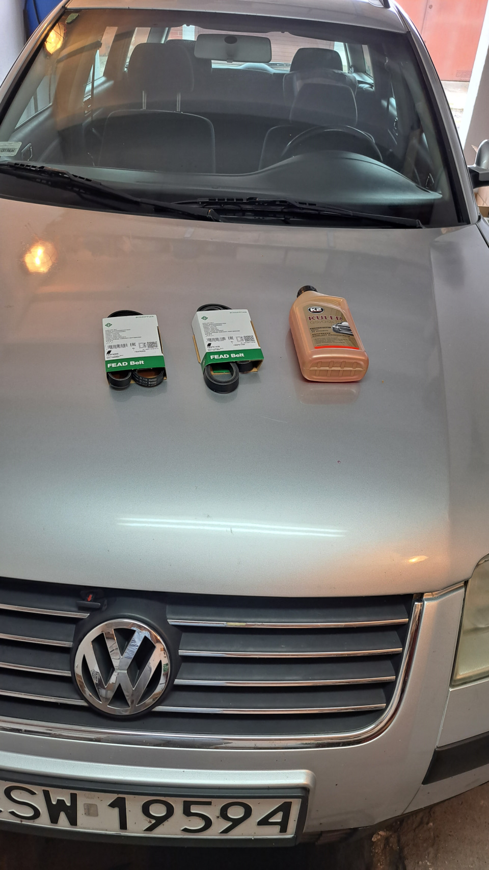 Как я менял ремень генератора на своем Passate — Volkswagen Passat B5 ...