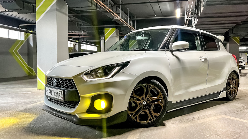 Пороги Nobless и спойлер в цвет — Suzuki Swift (4G), 1,4 л, 2019 года ...