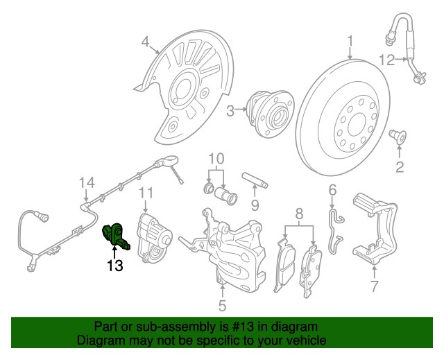 7L0927808B Датчик АБС VAG | Запчасти на DRIVE2