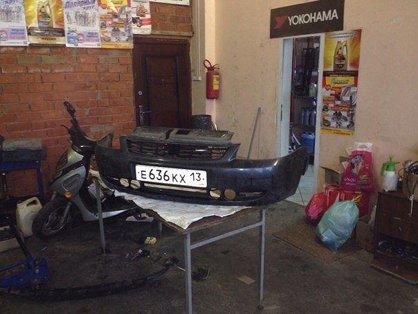 4 туманки — Lada Приора хэтчбек, 1,6 л, 2009 года | стайлинг | DRIVE2