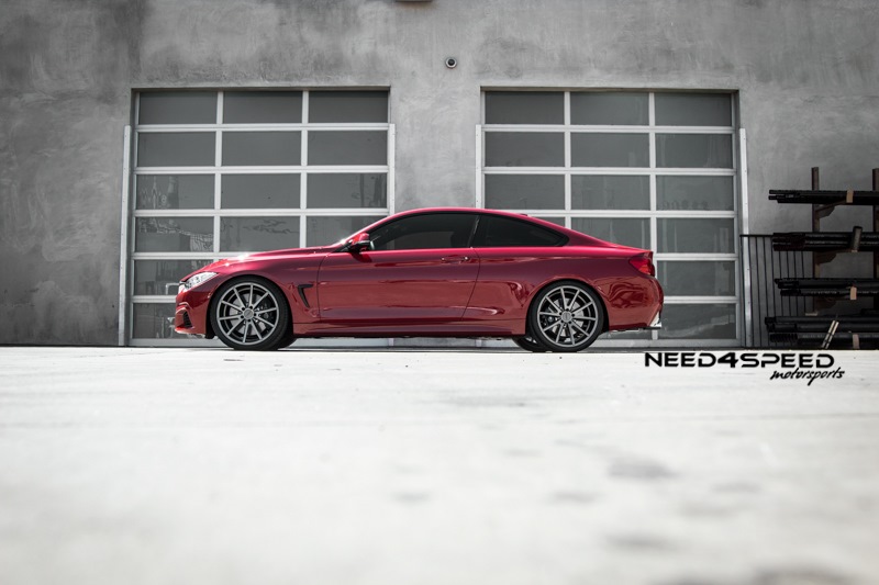 Melbourne red Metallic 435i, Vossen VFS-1 — BMW 4 series (F32), 2 л ...
