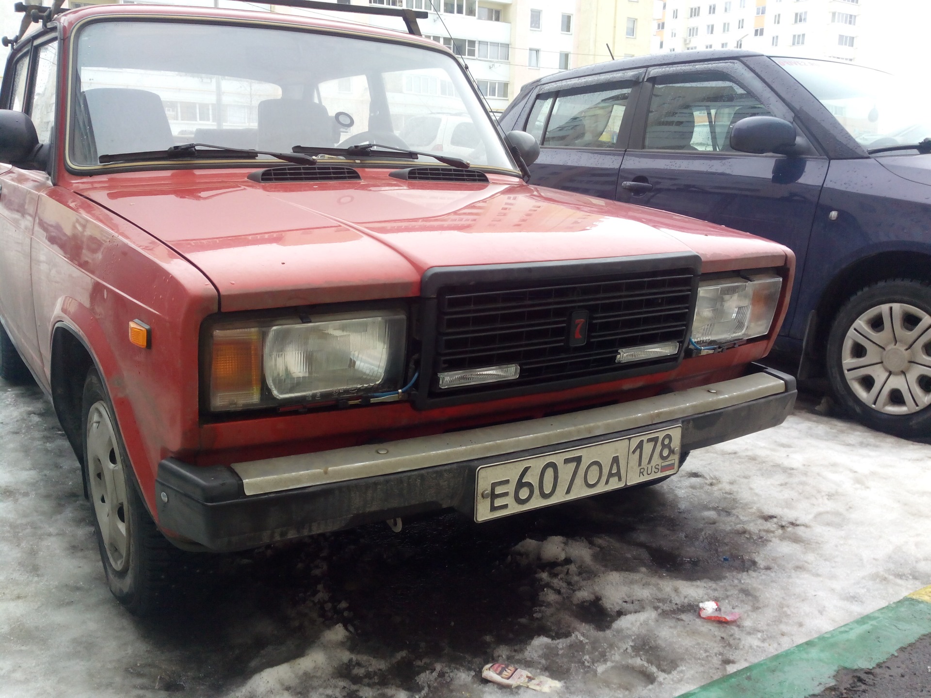 ПТФ в решетку (часть 2) — Lada 2107, 1,5 л, 1991 года | стайлинг | DRIVE2