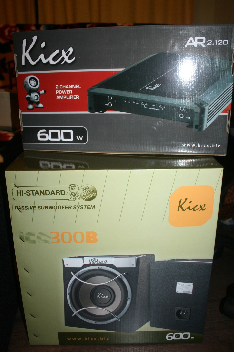 сабвуфер mistery MJB-120, усилитель blaupunkt GTA поменял на KICX ICQ 300B — Volkswagen Golf Mk3 ...