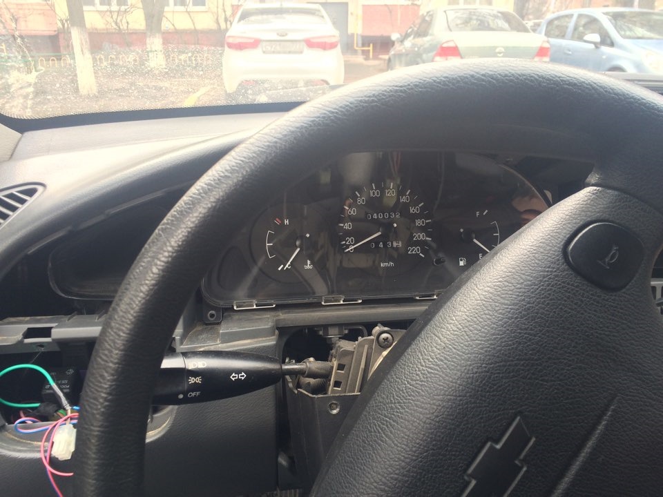 Пересвет приборки диодной лентой — Chevrolet Lanos, 1,5 л, 2008 года ...
