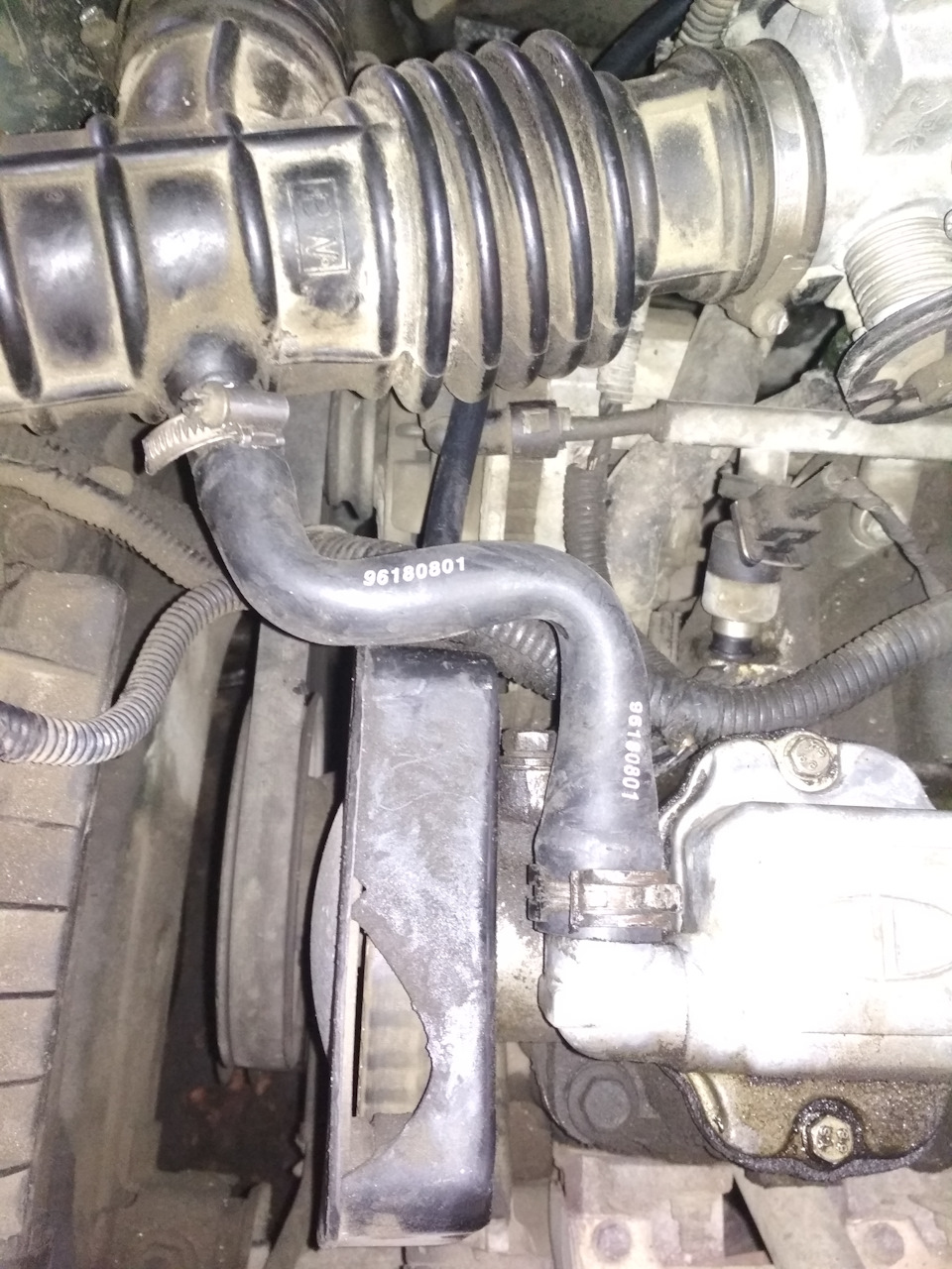 96180801 Шланг вентиляции картера (сапуна) Nexia GM | Запчасти на DRIVE2