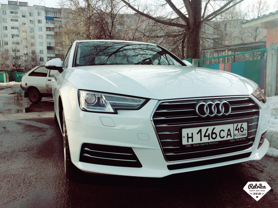 Первое впечатление о красотке А4 В9 — Audi A4 (B9), 2 л, 2015 года ...