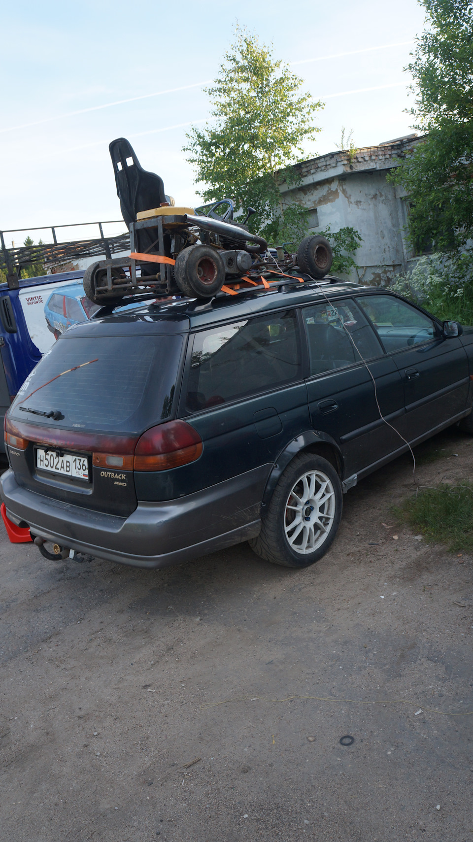 Поездка на WTCC… От и До — Subaru Legacy Outback (BD/BG), 2,5 л, 1997 ...