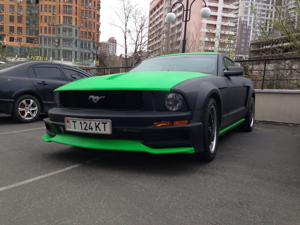Долгожданная покраска ! — Ford Mustang (5G), 4 л, 2006 года | стайлинг ...