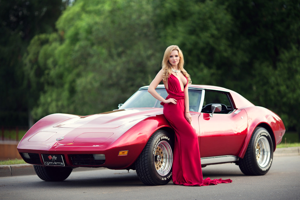 Профессиональная фотосессия с "Miss-marzipanka" — Chevrolet Corvette C3 ...
