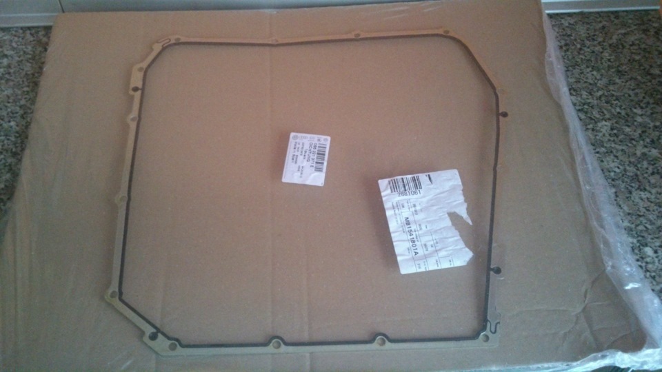 Комплект для замены масла в АКПП. — Audi Q5 (1G), 2 л, 2011 года ...