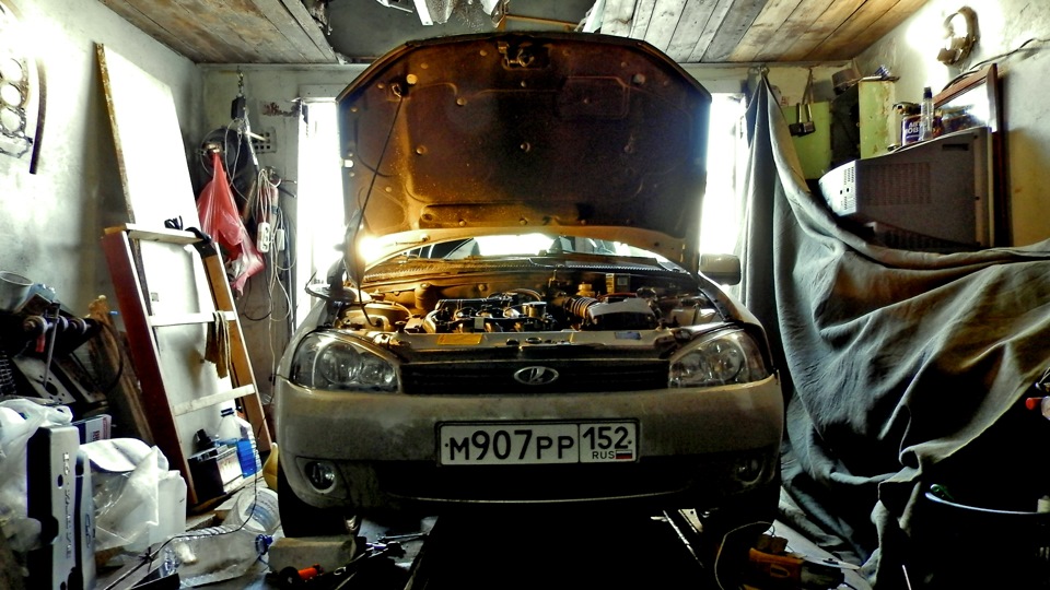 Были в операционной — Lada Калина Хэтчбек 1g 1 6 л 2011 года