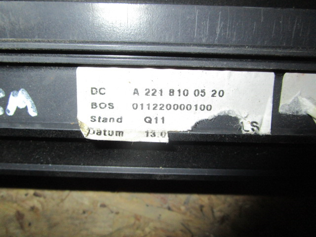 Рамка шторки с моторчиком задняя левая Mercedes Benz (W221) 2005-2013 ...