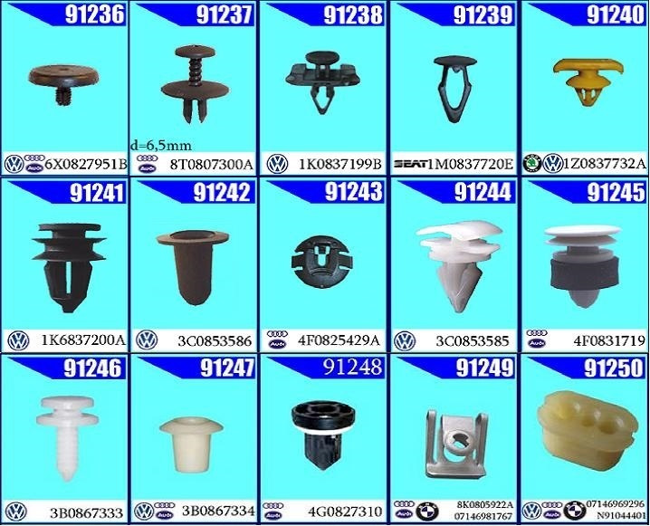 8K0805922A КЛИПСА КРЕПЕЖНАЯ 854 VAG | Запчасти на DRIVE2