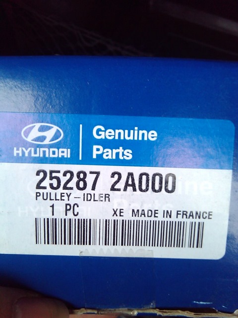 252872A000 Шкив натяжителя ремня грм KIA HYUNDAI | Запчасти на DRIVE2