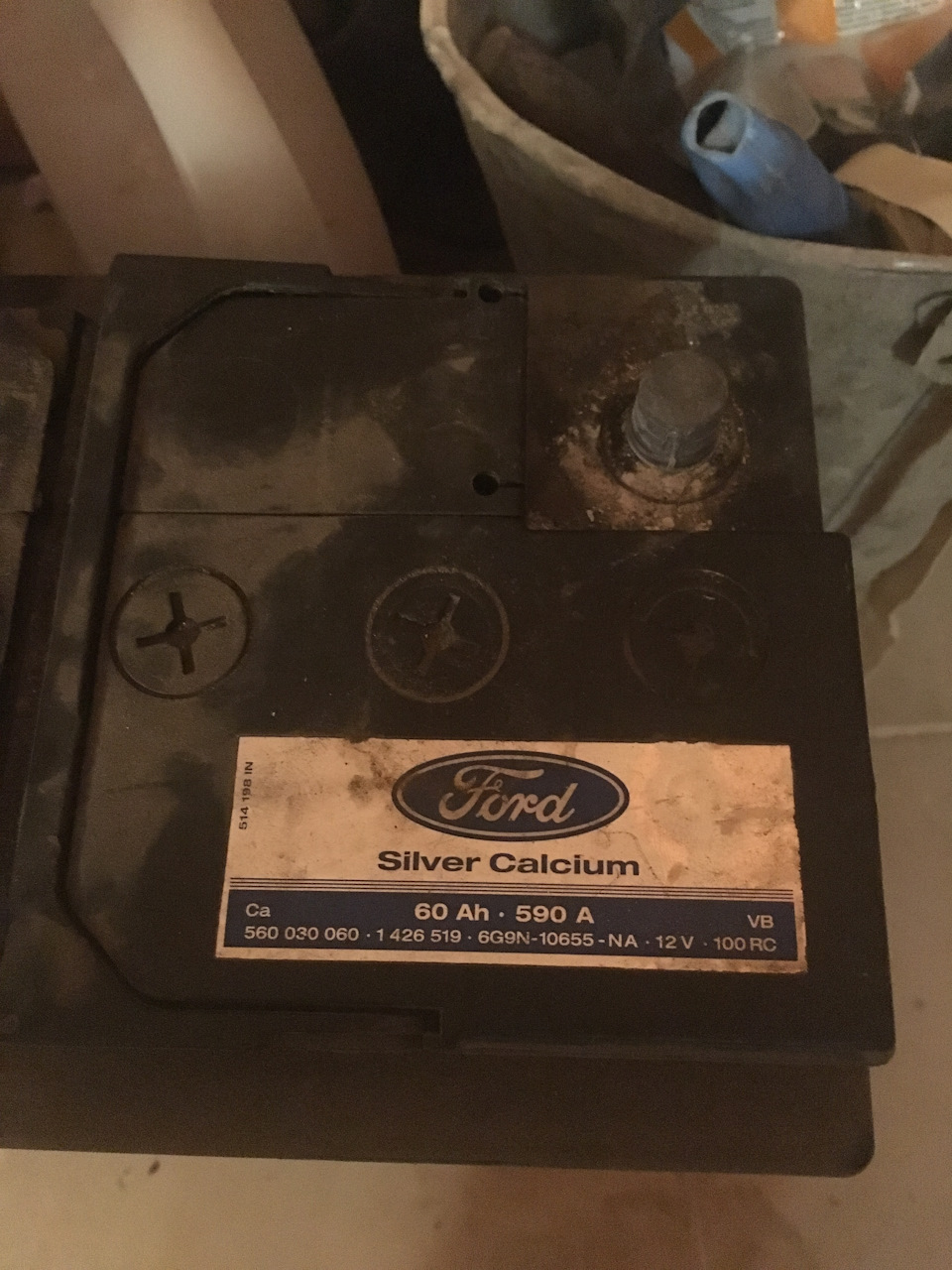 1426519 Стартерная аккумуляторная батарея Ford | Запчасти на DRIVE2