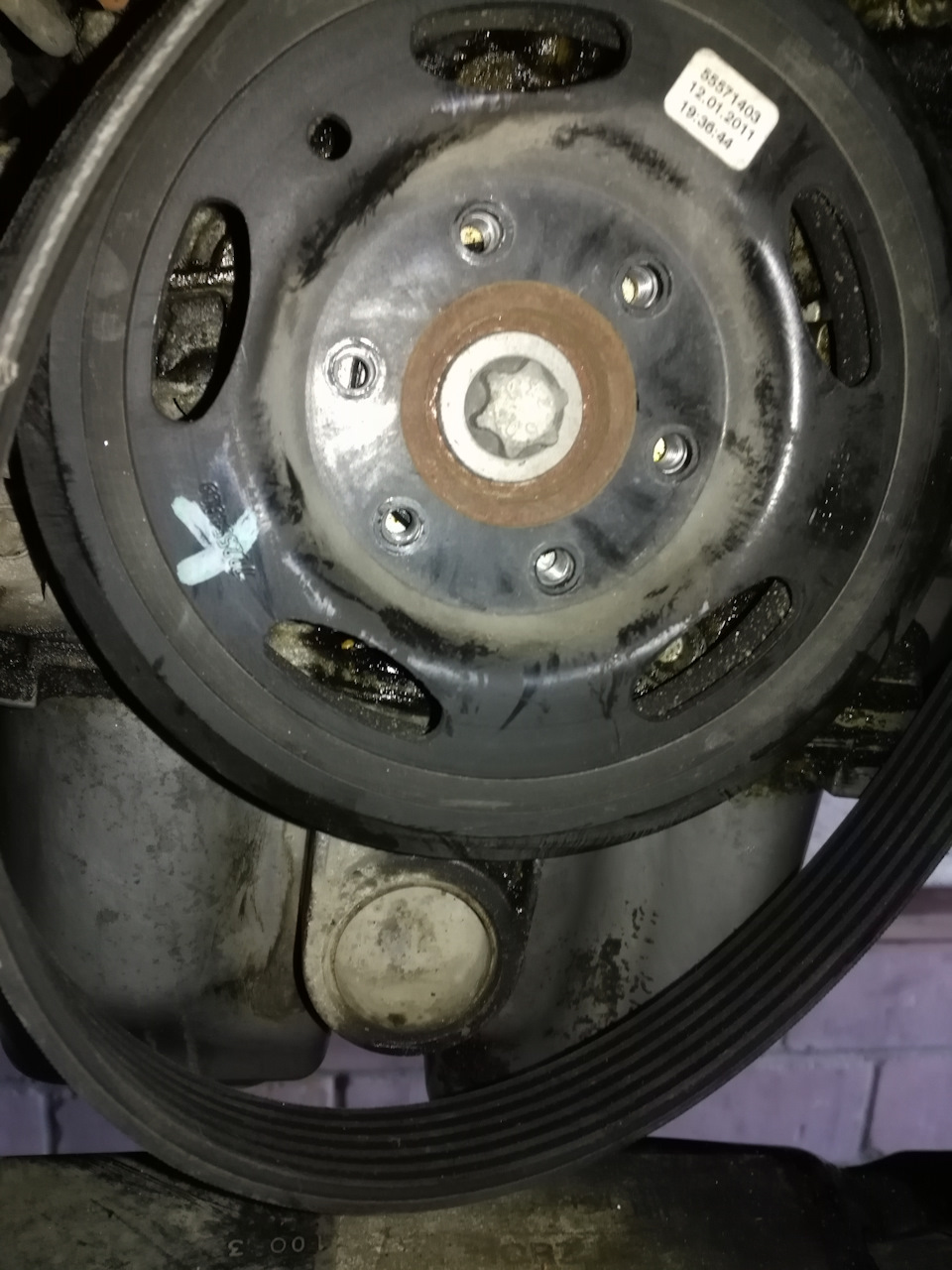 55571403 Шкив коленвала GM | Запчасти на DRIVE2