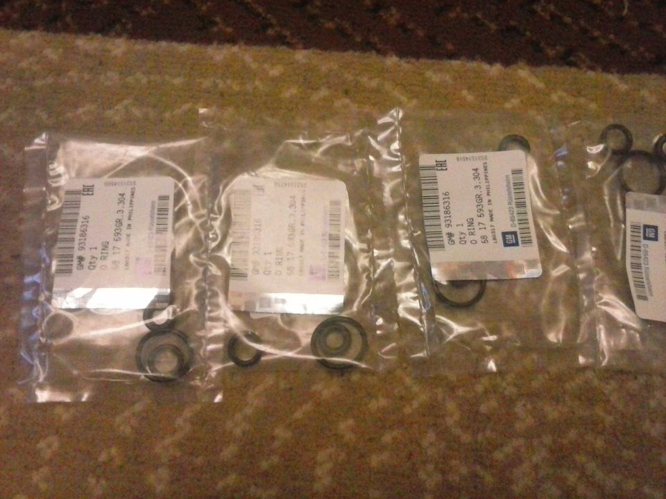 93186316 Уплотнение топливного инжектора GM | Запчасти на DRIVE2