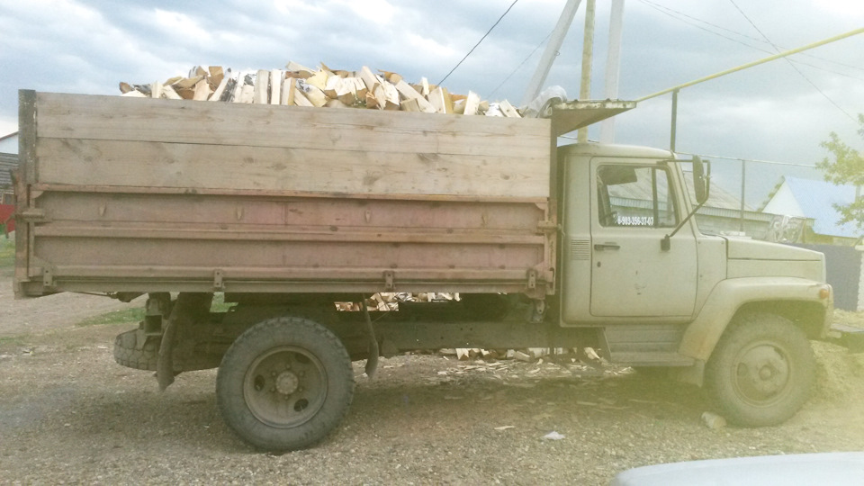 Погрузился дровами — ГАЗ 3307, 4,2 л, 1993 года | просто так | DRIVE2
