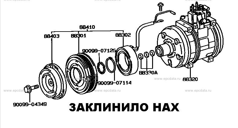 кондишка — Toyota Mark II (90), 2 л, 1996 года | визит на сервис | DRIVE2