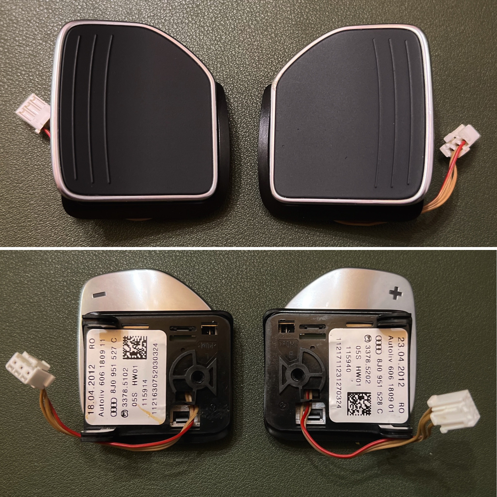 Хром-лепестки в руль Audi — Audi A3 Sportback (8PA), 2 л, 2009 года ...