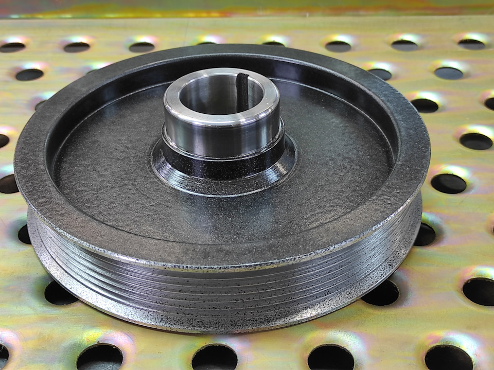 Шкив коленчатого вала Нью Актион дизель D20DTF на SsangYong Actyon (2G ...