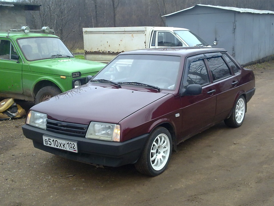 Помыл машинку и решил сфотать) — Lada 21099, 1,5 л, 1994 года | мойка | DRIVE2