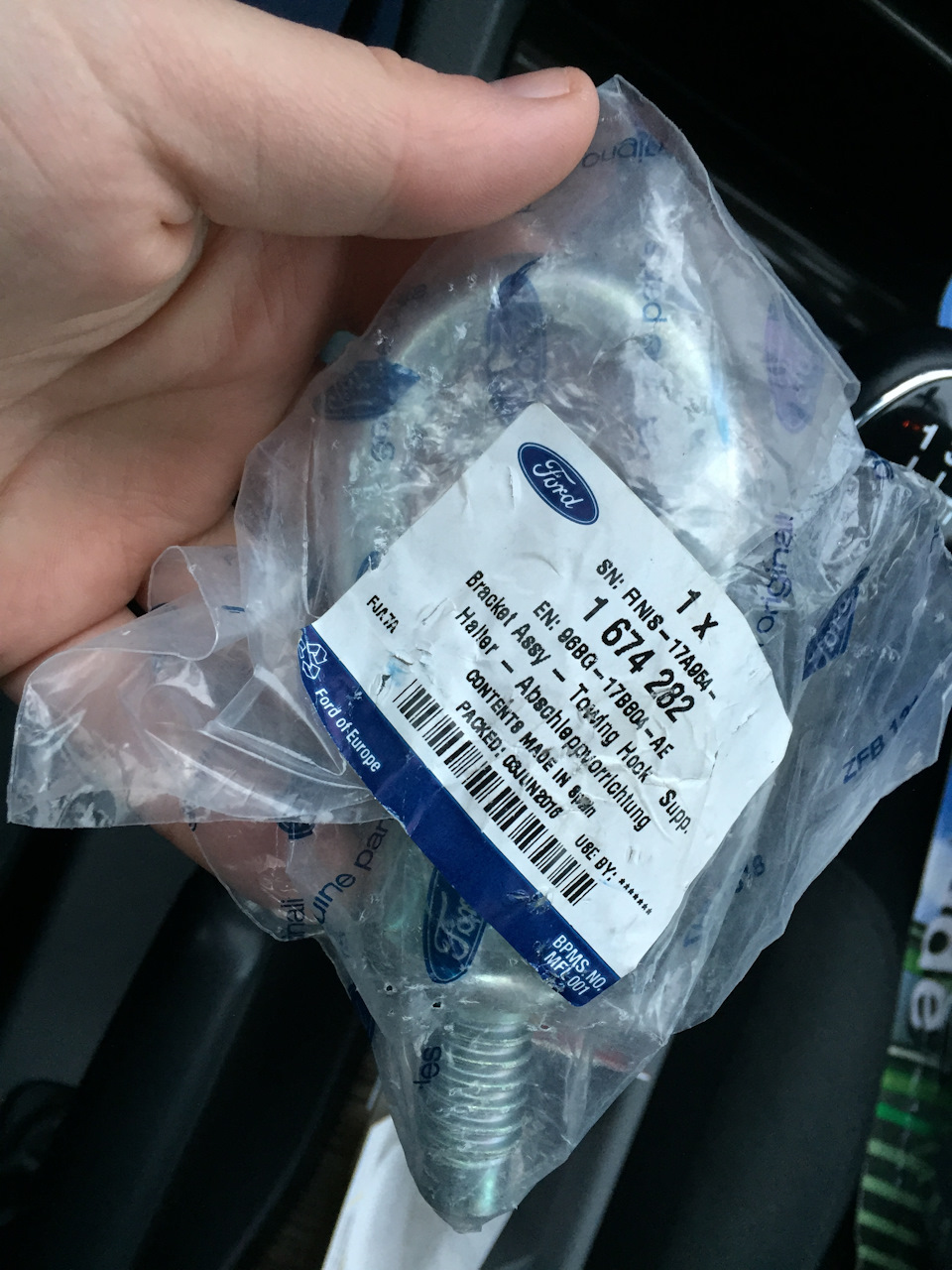 1674282 Петля буксировочная универсальный для FORD Ford | Запчасти на ...