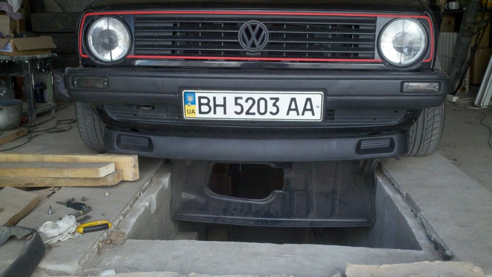 Раскатал губу))) — Volkswagen Golf Mk2, 2 л, 1986 года | стайлинг | DRIVE2