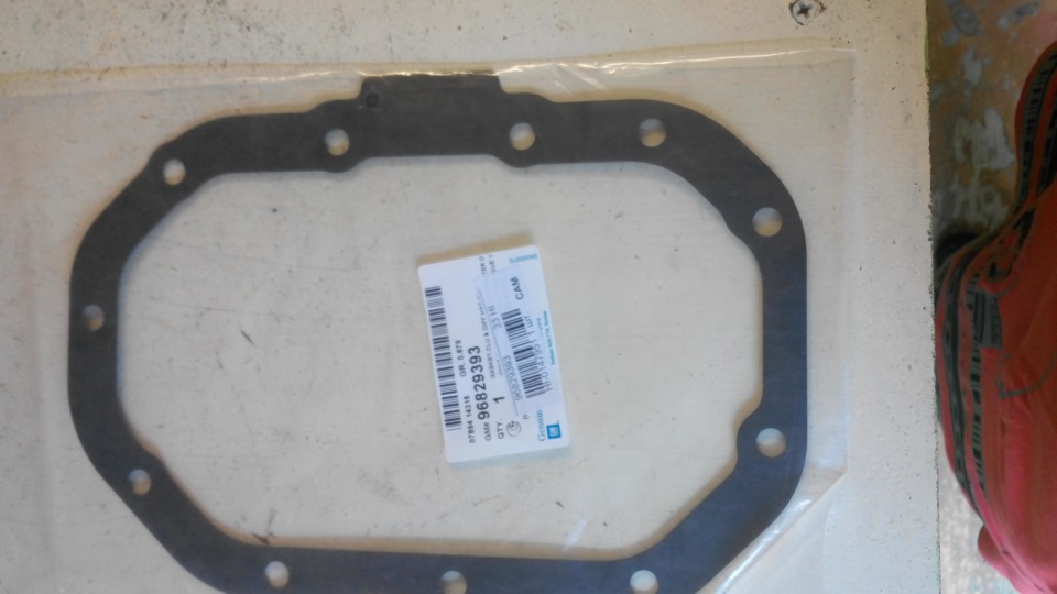 96829393 Прокладка поддона кпп GM | Запчасти на DRIVE2