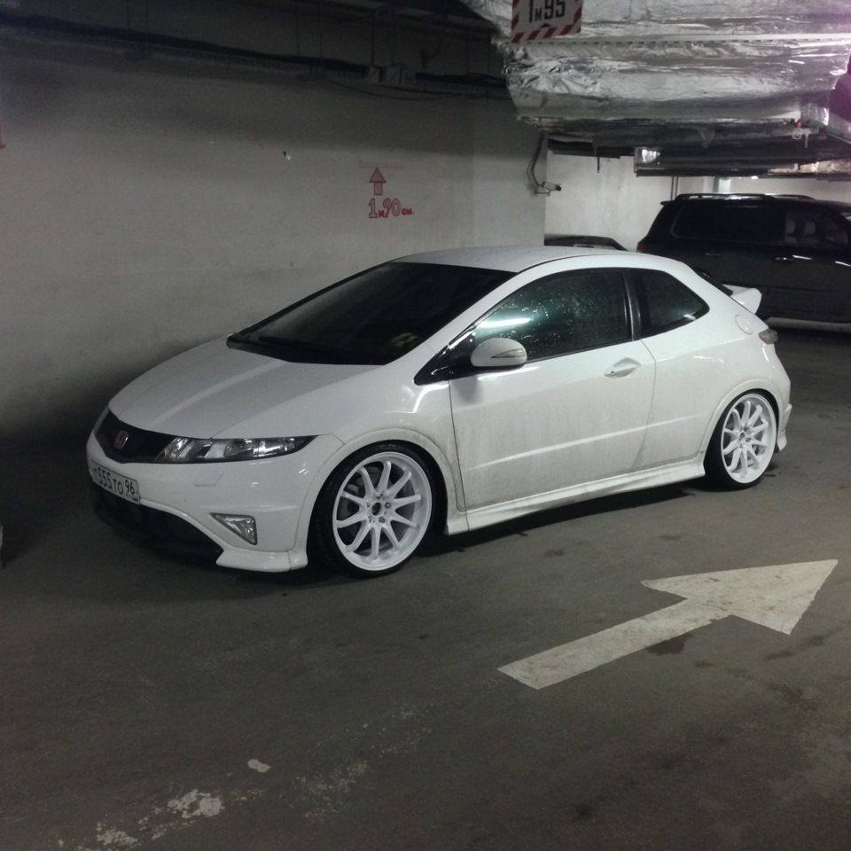 Winter mode ON — Honda Civic Type R (3G), 2 л, 2008 года | шины | DRIVE2