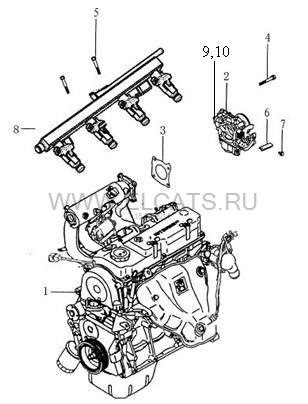 Датчик холостого хода двигателя для Mitsubishi 1450A132 | MD613992 ...