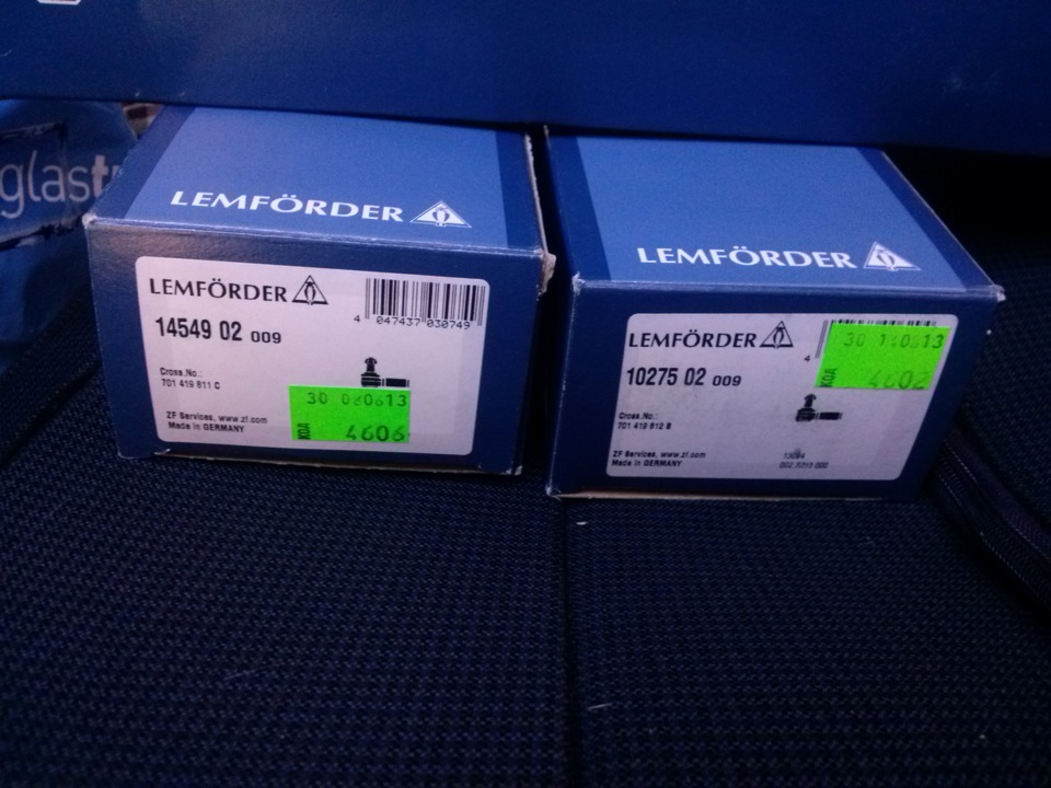 1454902 Рулевая тяга LEMFORDER | Запчасти на DRIVE2