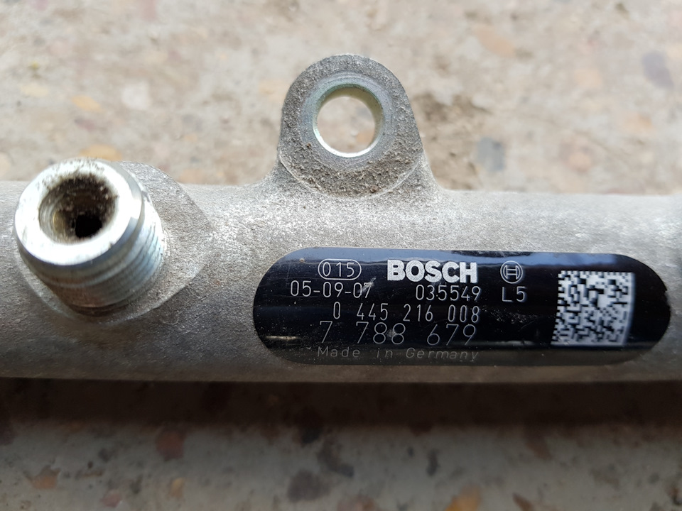 0445216008 Распределительный топливопровод BOSCH | Запчасти на DRIVE2
