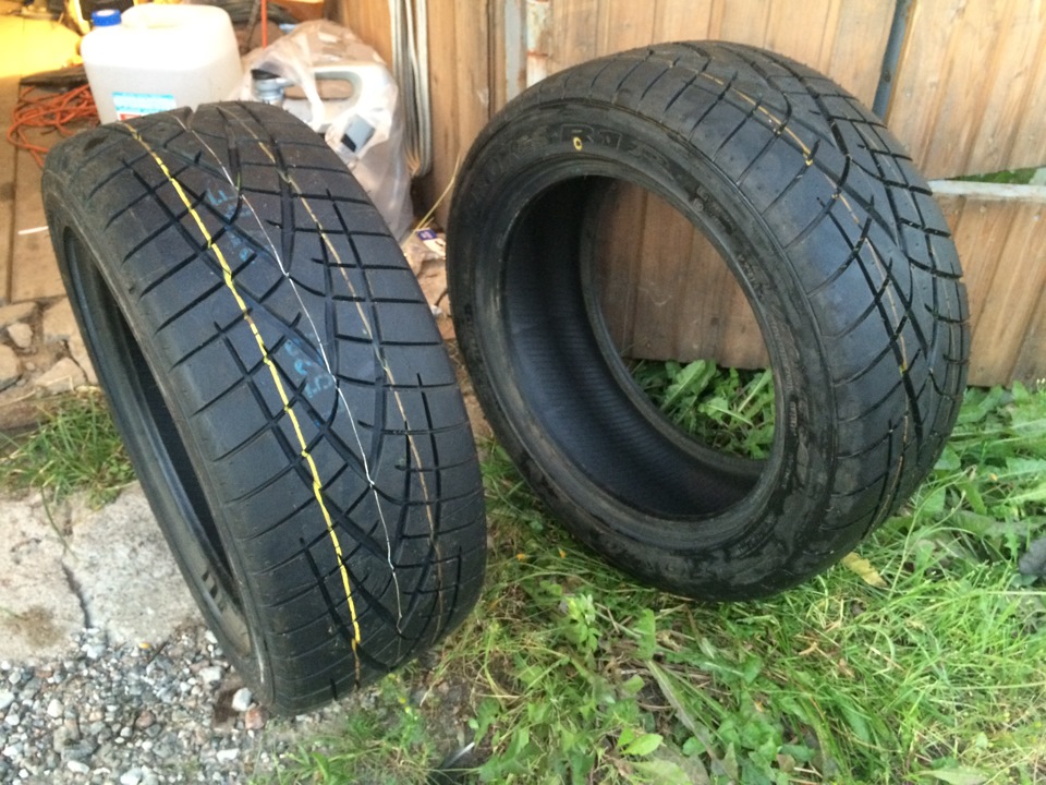 Резина на перед TOYO R1-R, развал -1.7, передний стабилизатор приора ...