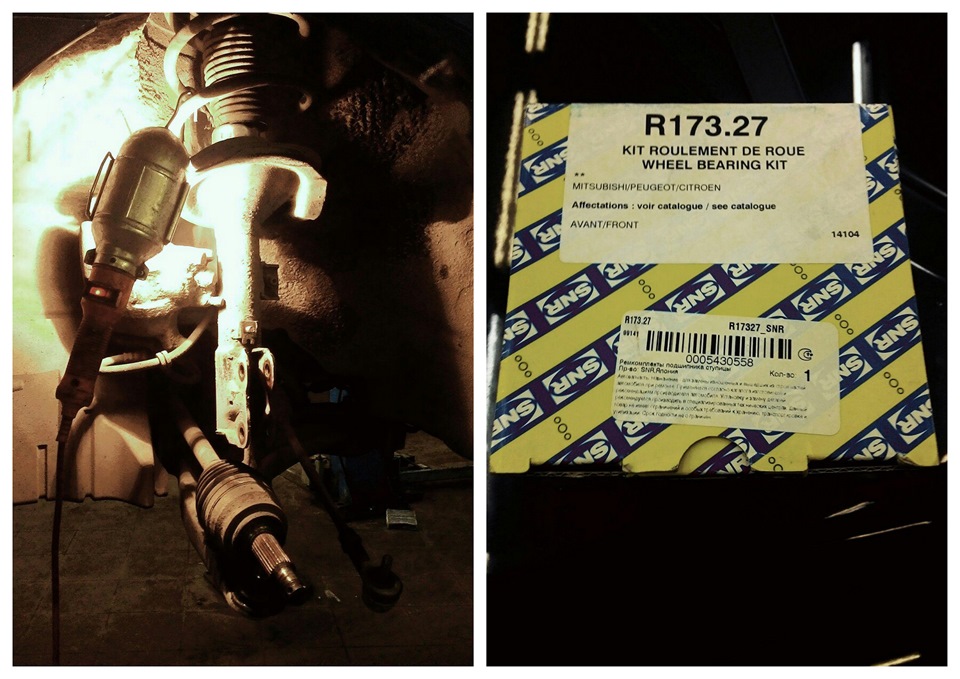 Замена подшипника ступицы Lancer X — Mitsubishi Lancer X, 2 л, 2009 ...