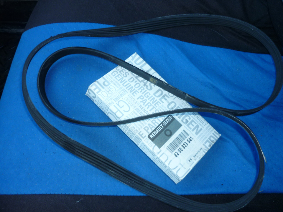 Поддельные ремни — Renault Logan (1G), 1,4 л, 2007 года | расходники ...