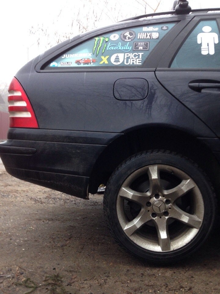 Новые пружины, как хотел — Mercedes-Benz C-Class Estate (S203), 2,2 л ...