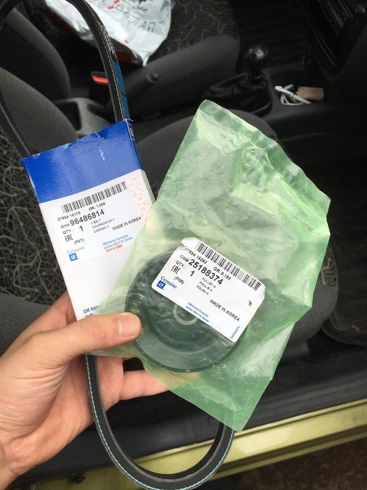 25188374 Натяжной ролик, поликлиновой ремень GM | Запчасти на DRIVE2