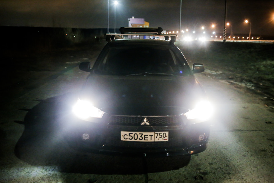 Горнолыжные крепления — Mitsubishi Lancer X, 1,8 л, 2008 года ...