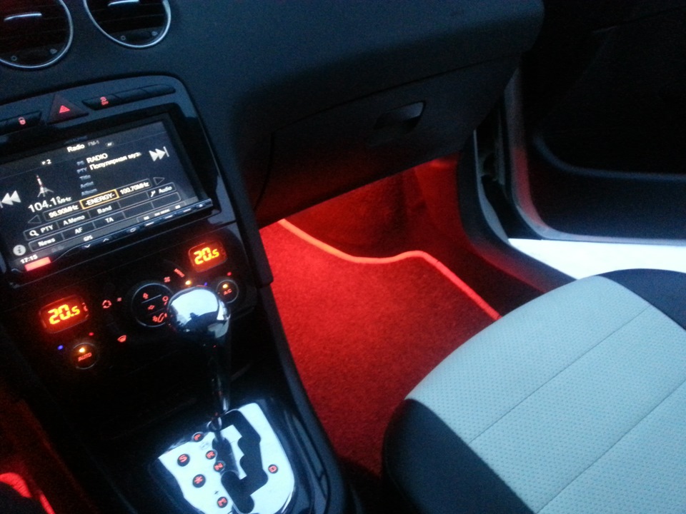 Подсветка салона ч.2 — Peugeot 408, 1,6 л, 2012 года | стайлинг | DRIVE2