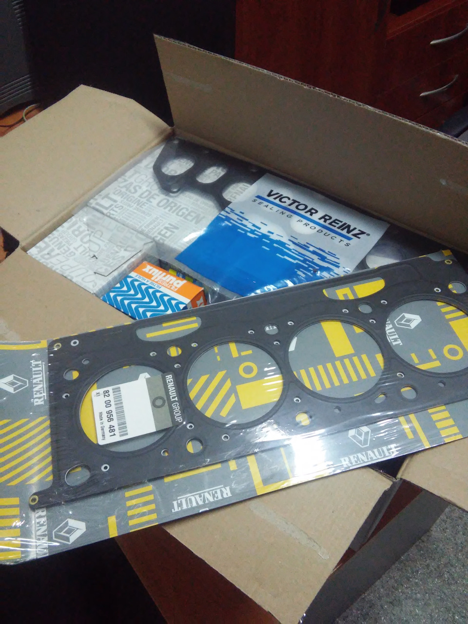 8200956481 Прокладка гбц (мет) RENAULT | Запчасти на DRIVE2